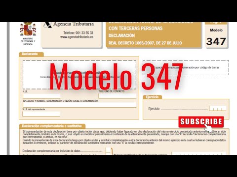 Cómo rellenar el modelo 347 de Hacienda: consejos y pasos